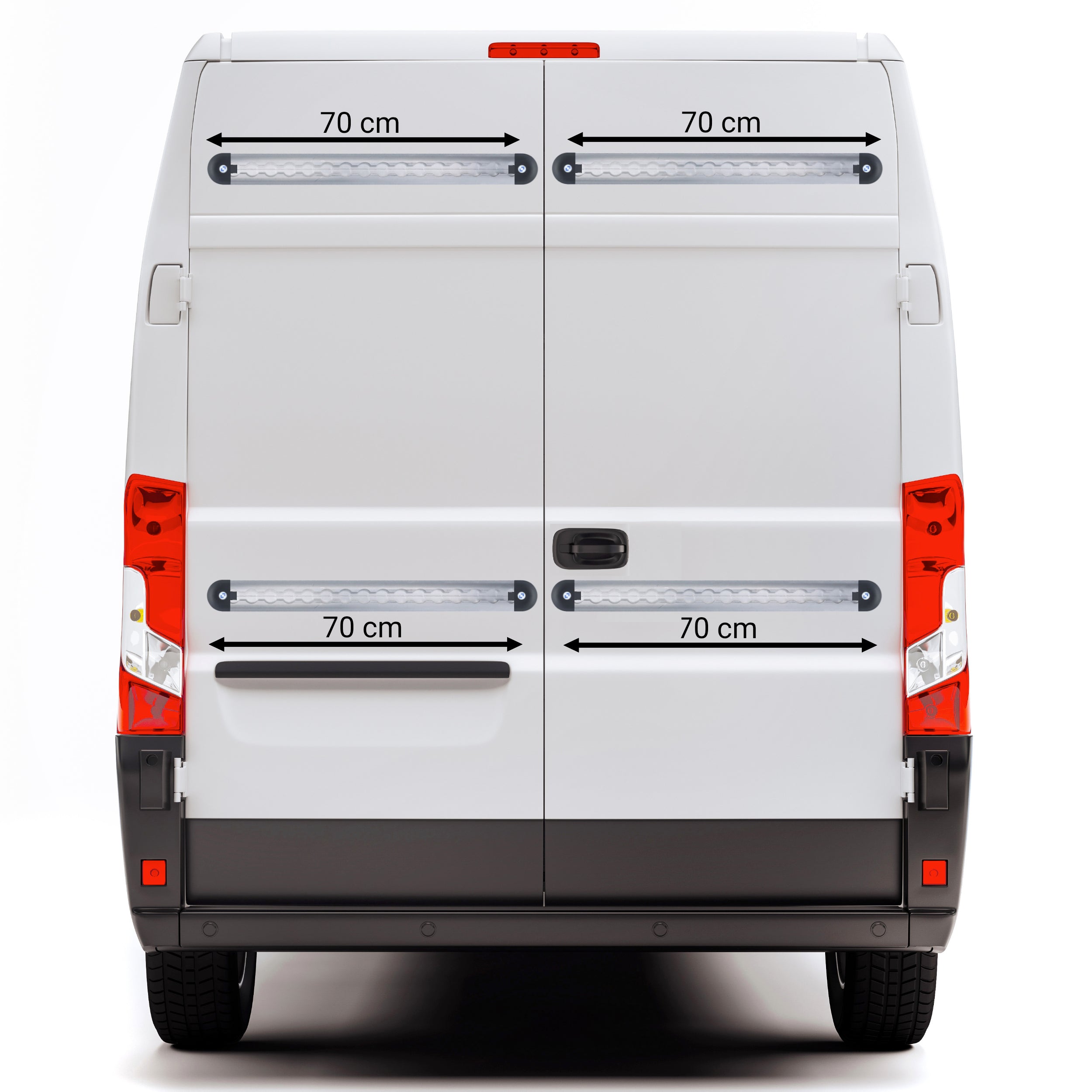Airlineschienen-Set für Transporter Sprinter Transit Crafter Ducato